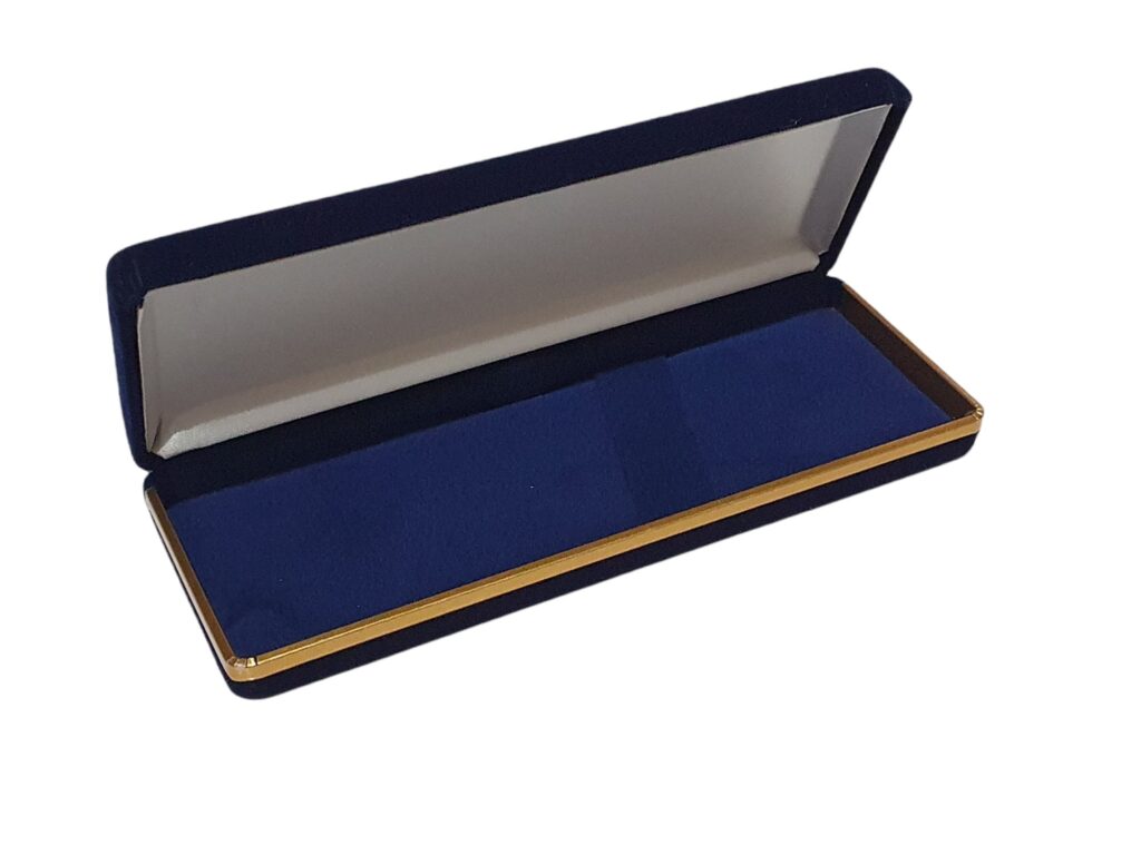 Small Blue Pen Box - Handcrafted Pens By Mark