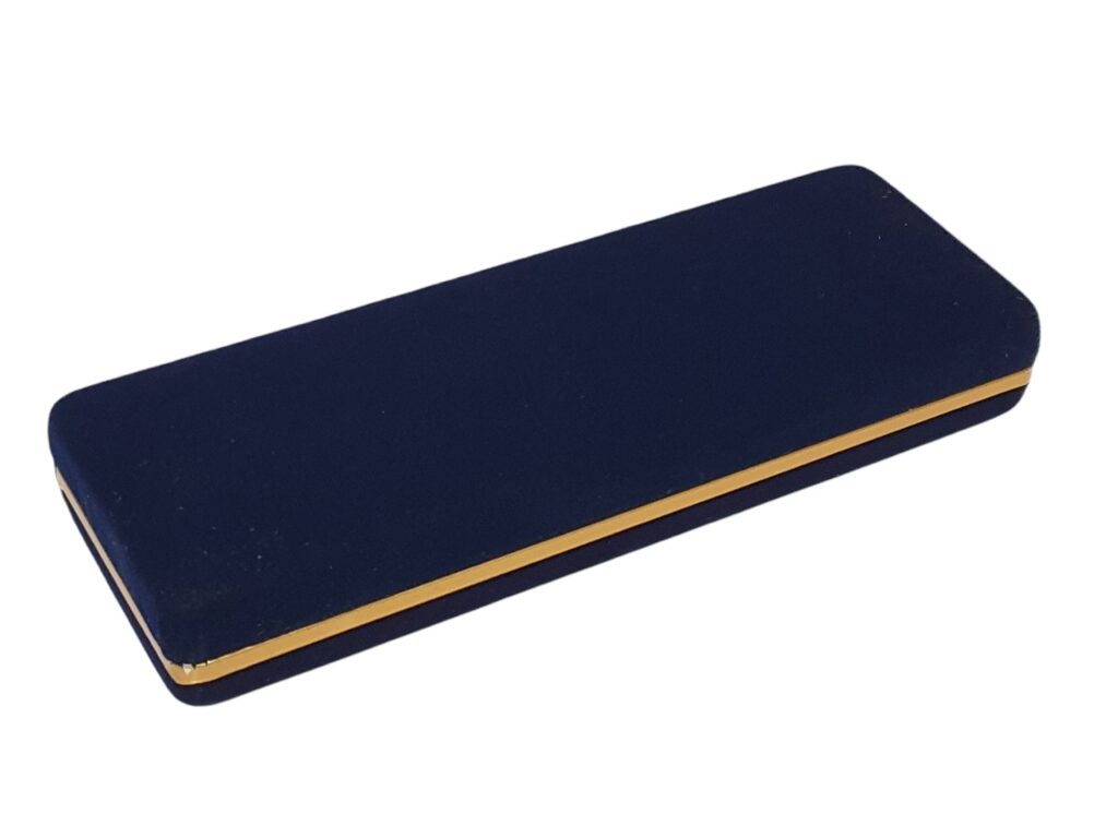 Small Blue Pen Box - Handcrafted Pens By Mark